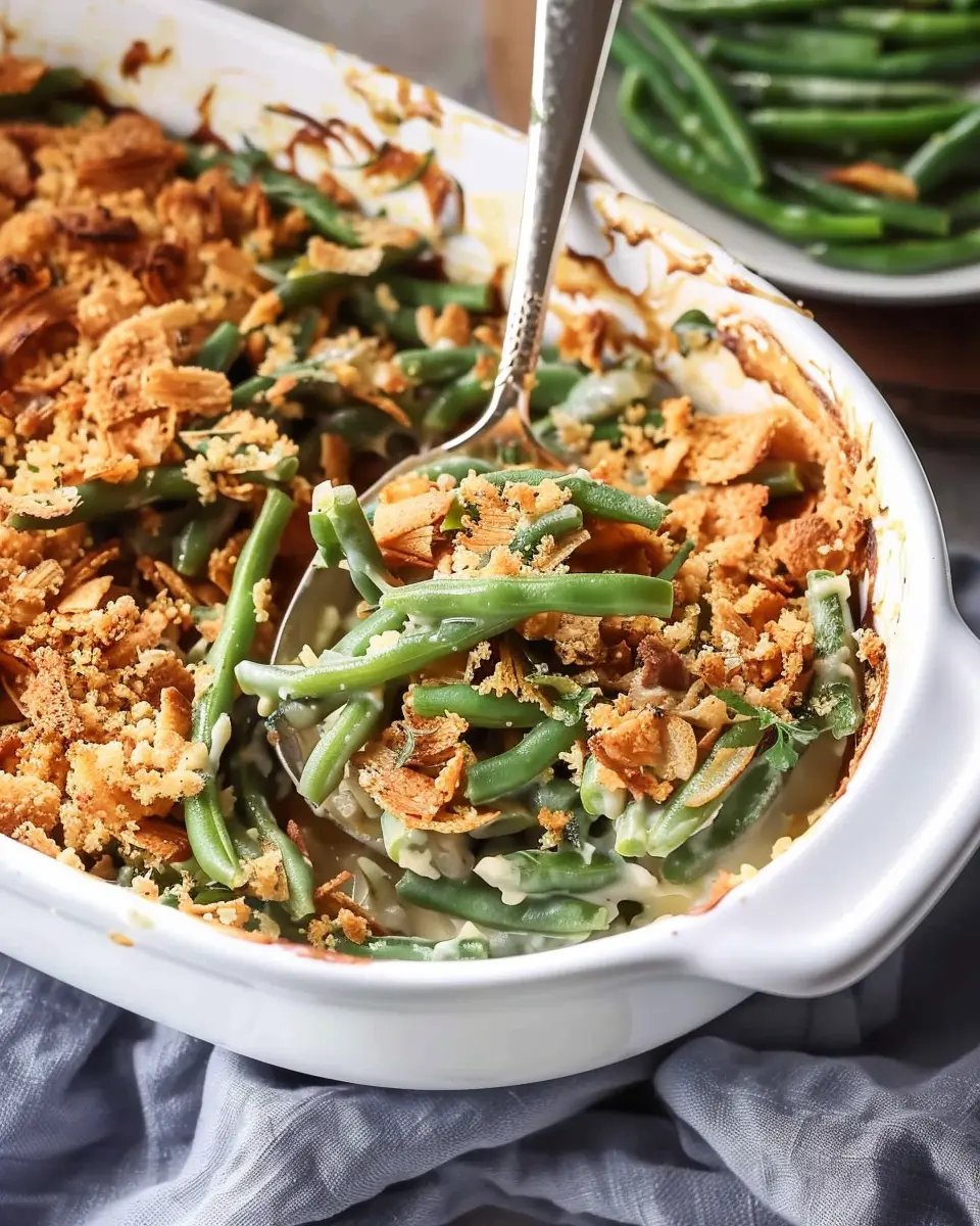 fresh green bean casserole