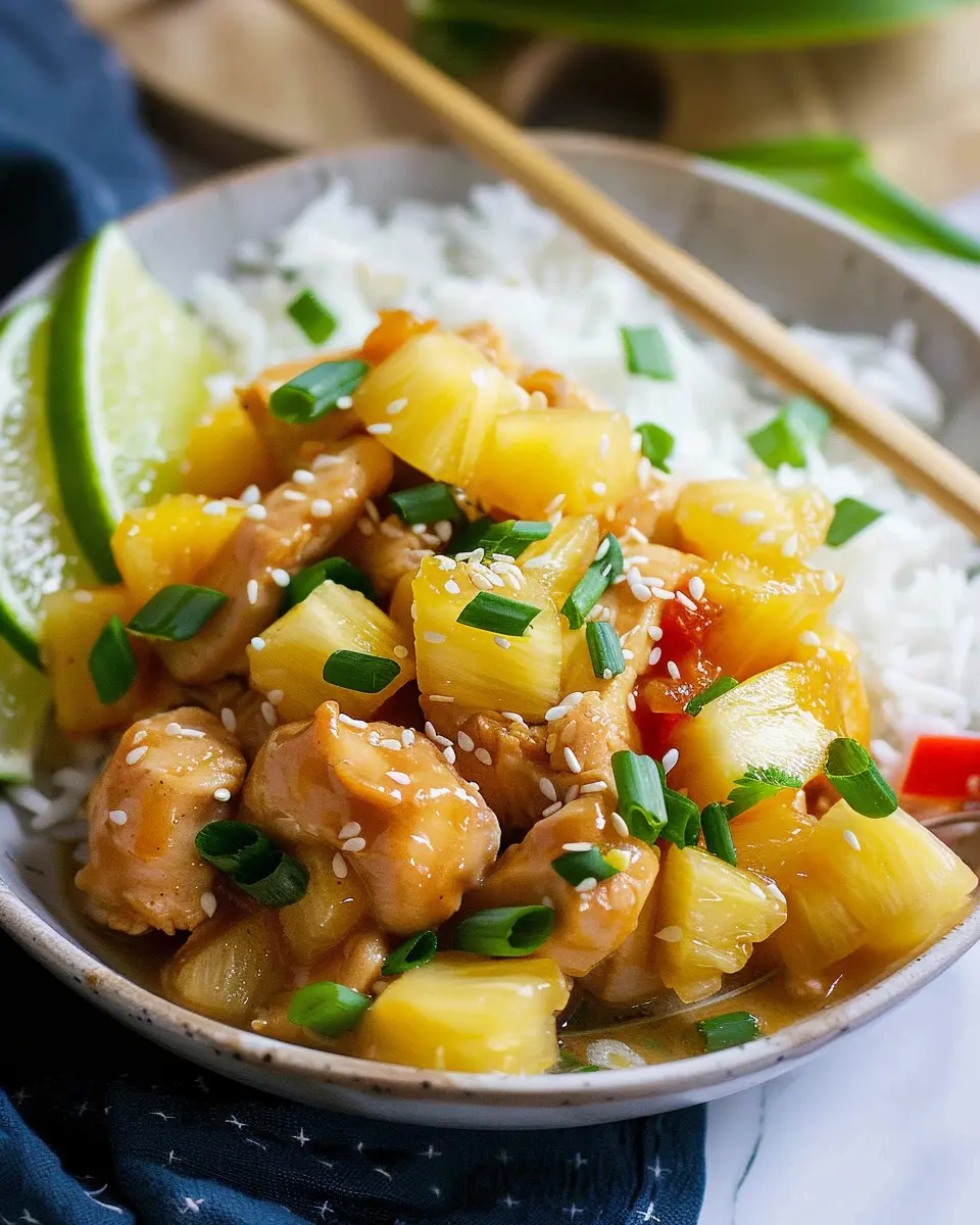 Pineapple Chicken and Rice